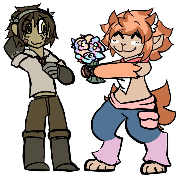 Protogen Base P2U Cute Furry Fursona OC Lineart - Etsy