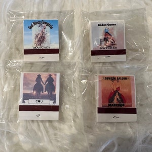 Hat Band Matchbook. Hat Band Accessory. Cowboy Matchbook for Hat ...