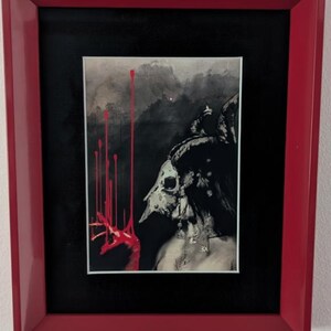 Eclectic Picture Frames Colorful Ridges Funky Decor Vintage Lime Green ...