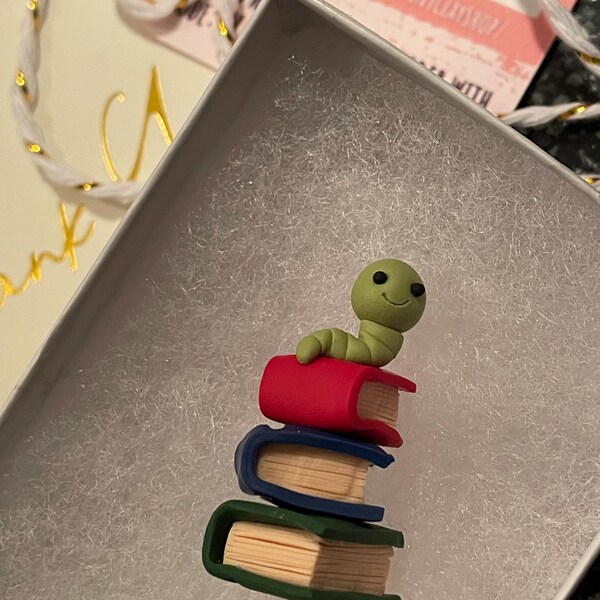 Fancy Bookworm With a Top Hat! | Limited Edition Clay Figure | Funny ...