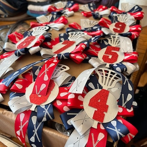 5 Yds 7/8 Lacrosse Sticks Ball 19 RIBBON COLORS Red Navy Black White ...