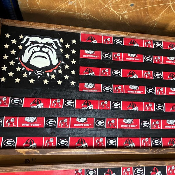 Georgia Bulldog G Logo - Etsy