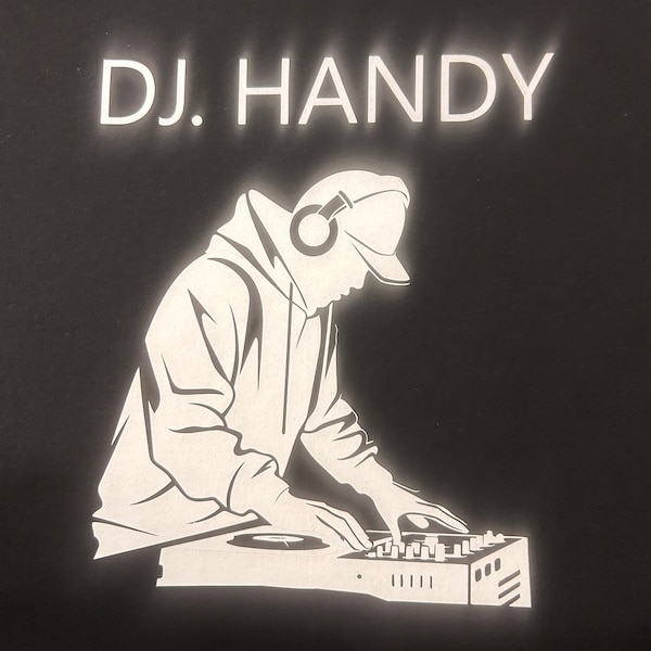 DJ Disc Jockey SVG - Cricut, Silhouette | Vector Dj Music SVG, Club ...