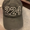 Custom Area Code Hat Custom Zip Code Baseball Cap Ponytail OR Baseball ...