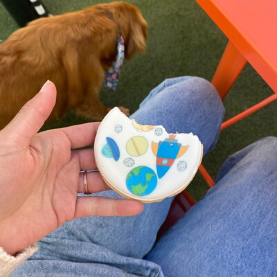 Astronaut Space Themed Rocket Cookies Themed Birthday Event Sugar ...