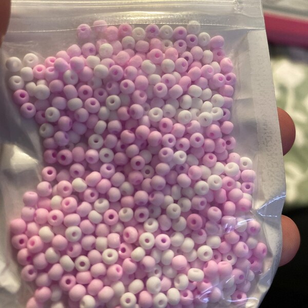2mm 3mm Matte Cream Color Seed Beads 8/0 12/0 - High Quality Seed Beads ...