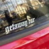 Getaway Car Vinyl Decal Car Window Rearview Mirror Bumper Laptop ...