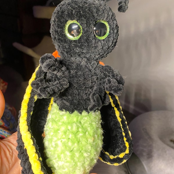 PATTERN: No Sew Plush Flash the Firefly Pattern - Glows in the Dark ...
