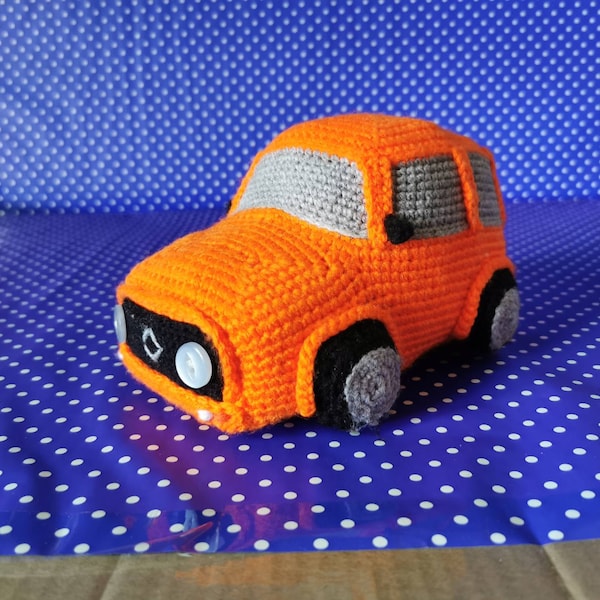 Amigurumi Classic Mini Cooper Inspired Car CROCHET PATTERN PDF Toy Home ...