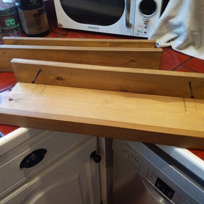 3 Tier Floating Shelf With Interchangeable Shelves, Floating Shelf ...