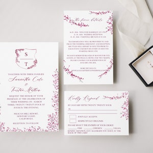 Double Menu Card Mockup Set, Boho Wedding Menu, Terracotta Wedding ...