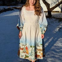 Linen Maxi Dress Sewing Pattern PDF, Sleeveless Boho Summer Dress With ...