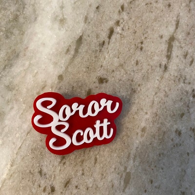 Customizable soror Lapel Pin - Etsy