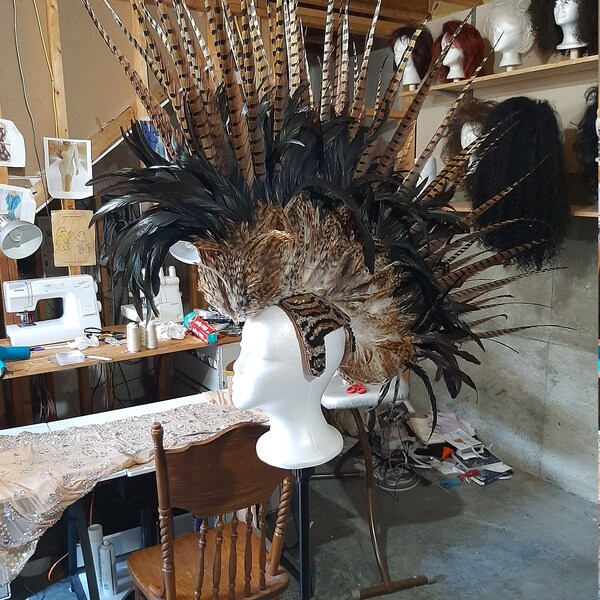 Samba Mohawk Headdress Wire Frame Design - Custom Made - Etsy