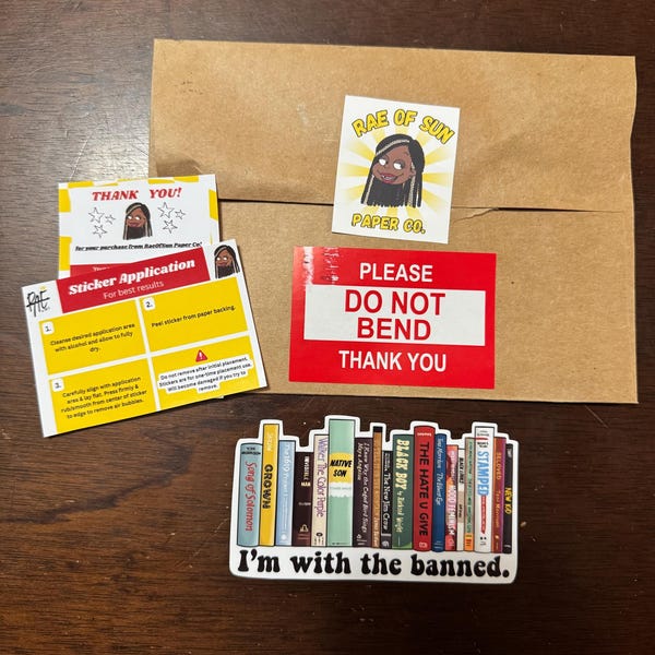 Banned Books Vinyl Sticker/ African American Author/ Black Writers ...