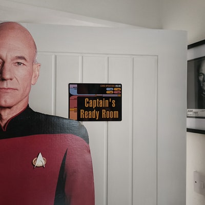 LCARS Personalized Door Sign A5 Aluminum Print Star Trek Sci-fi Gift ...