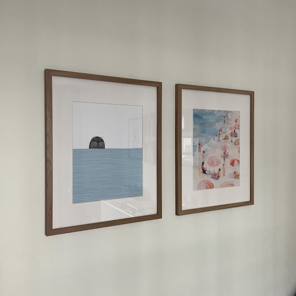 Paddle Print - Painted Canoe Paddles, Oar Art Print, Colorful Vintage ...