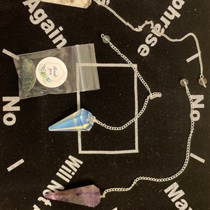 Crystal Pendulum Divination Pendulum Moonstone Pendulum - Etsy