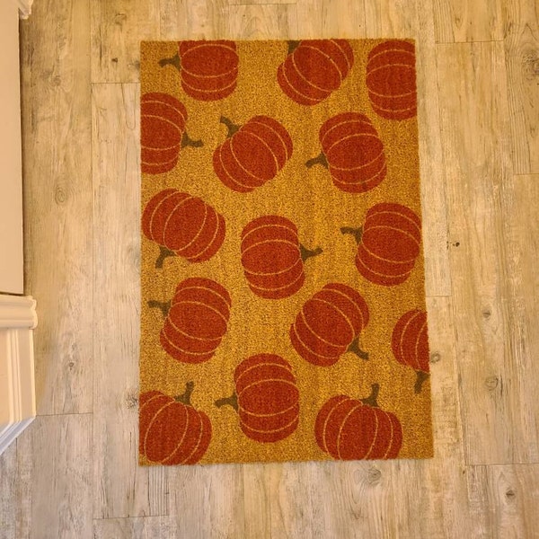Hey There Pumpkin Doormat, Fall Welcome Mat, Fall Decor, Funny Doormat ...