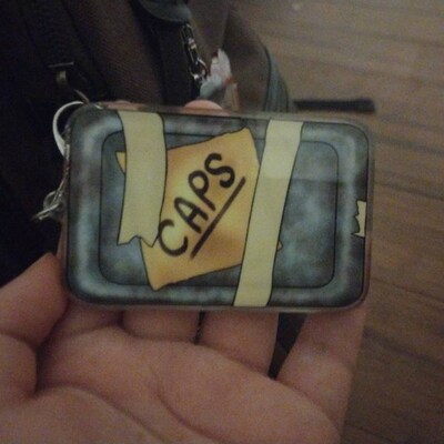 Bottlecap Caps Stash Tin Shaker Keychain - Etsy