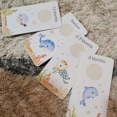 Boho Sea Animals, Nursery Closet Dividers, Printable Closet Dividers ...
