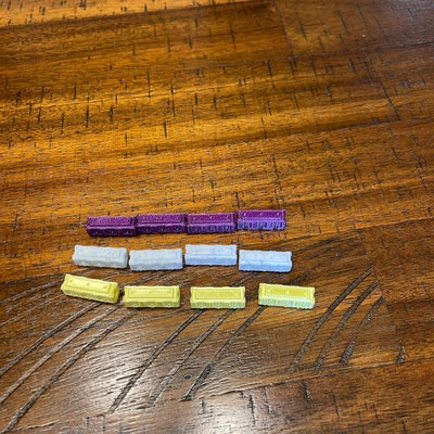 Unofficial Replacement Pieces for Ticket to Ride Board Game Trains ...