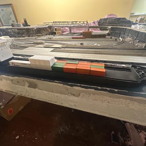 Unpainted Version, Ho Scale Built Bulk Cargo Ship 28” Long - Etsy