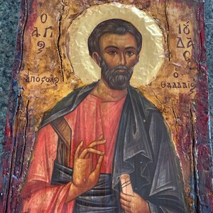 Saint St Penelope the Martyr icon Greek Orthodox Byzantine | Etsy