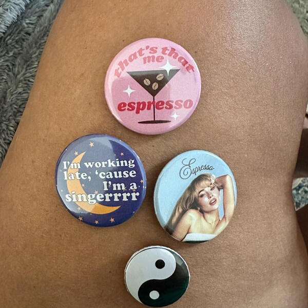 Charli Xcx Brat Button Pin Quartet - Etsy