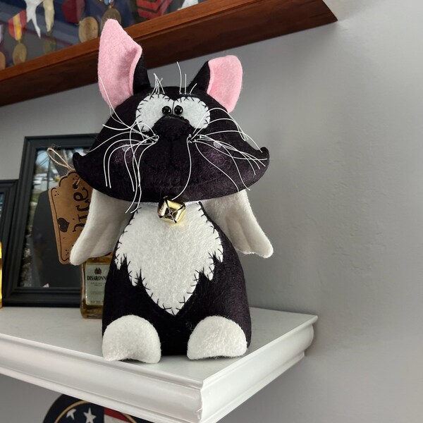 Sassy Cat Primitive - Primitive Kitty - Cat Doll - Collectible Decor ...