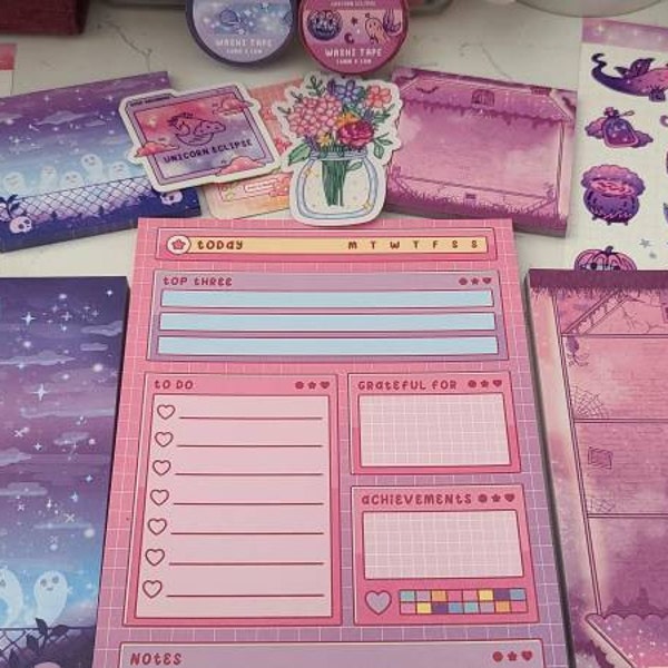Lilypad Cute Aesthetic Sticky Note - Etsy