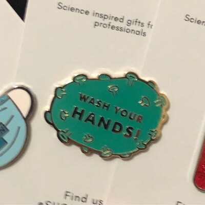 MICROSCOPE Enamel Pin / Science Gift / Scientist / Stem / - Etsy