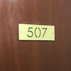 Apartment Numbers. Hotel Room Numbers. 2 X 5 Aluminum Door Number ...
