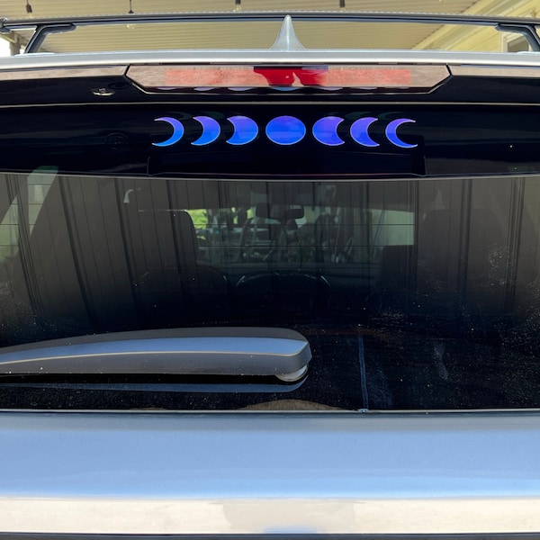 Moon Phases Vinyl Decal Stickers. Holographic, Solid Color Design ...