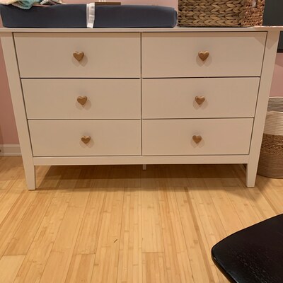 Wood Drawer Knobs Heart Knobs Boho Drawer Knobs, Natural Knobs for Dresser, Wood Dresser Knobs ...