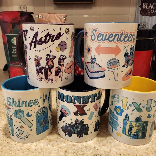 Seventeen Mug - Stan Them (wave 3) // Made to Order - Etsy