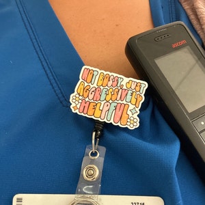 MRI Safe Retractable Badge Reel Brain Anatomy MRI Tech Badge - Etsy