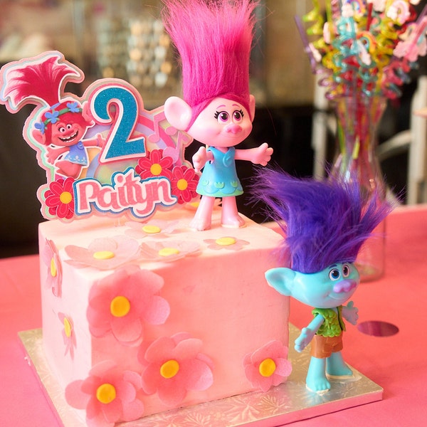 Troll Cake Topper. Trolls Party Decor. Troll Cake Decoration - Etsy