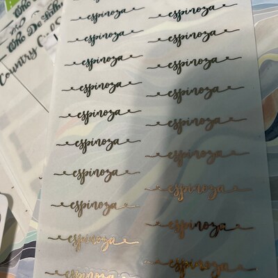 Custom Poem or Quote Sticker Vintage Paper Background Your Words, Quote ...