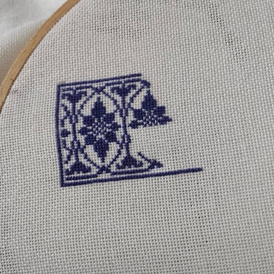 Modern Cross Stitch Pattern, Sampler Cross Stitch Pattern, Tile ...