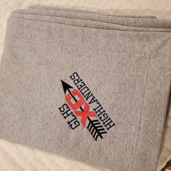 Personalized Cross Country Runner Blanket - Etsy