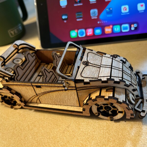 Laser Cut Bulldozer 3D Model Kit Cdr Ai Dxf Eps Pdf SVG Glowforge ...