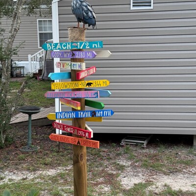 Welcome Spring Flower Door Sign, Sunflower Blue Round Front Door Decor ...