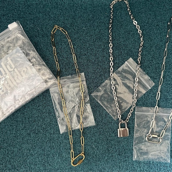 Chunky Gothic Cross Rope String Necklace Silver Stainless Steel Y2K ...