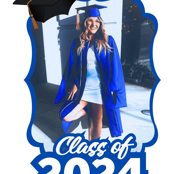 Senior Fan Template | DIY Big Head | Graduation Paddle | Editable ...