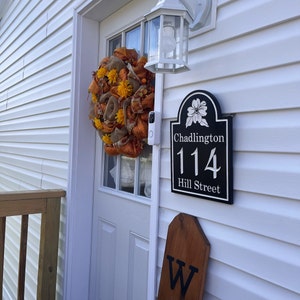 Art Deco Address Sign, Address Sign Outdoor, Custom Address Sign, Art ...