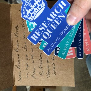 Research Queen Sticker NAVY - Etsy