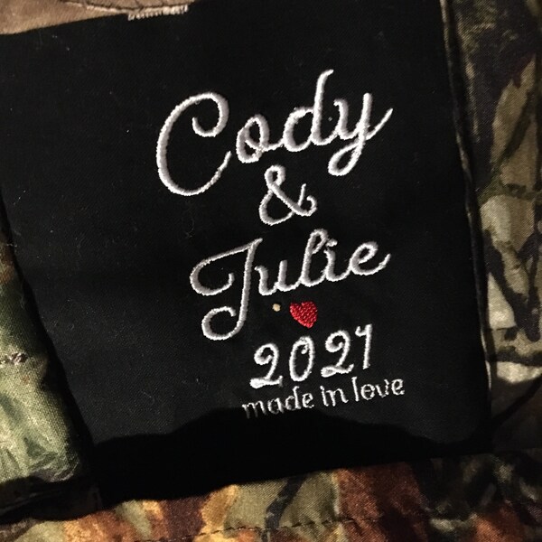 Quilt Square Custom Embroidered Quilt Squares Any Design Picture Quilt ...