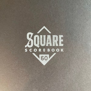 Square Baseball Scorebook - Etsy