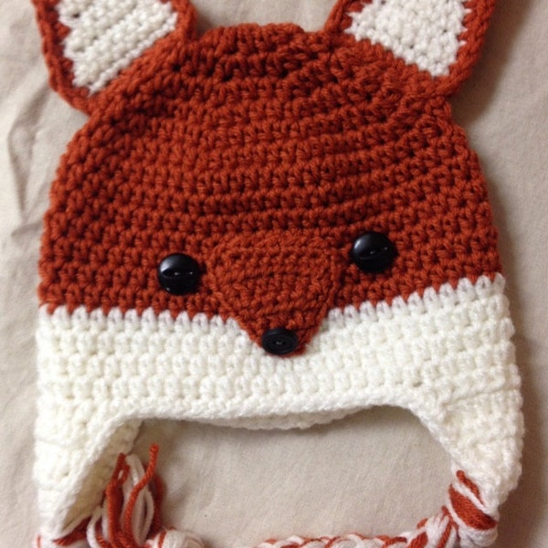 Silly Little Fox Hat Pattern - Etsy